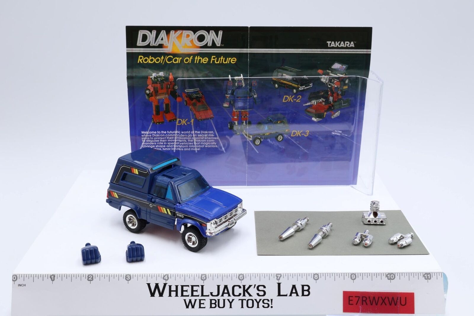 Trailbreaker BLUE DK-3 Diaclone Diakron 100% Complete Takara Vintage ...