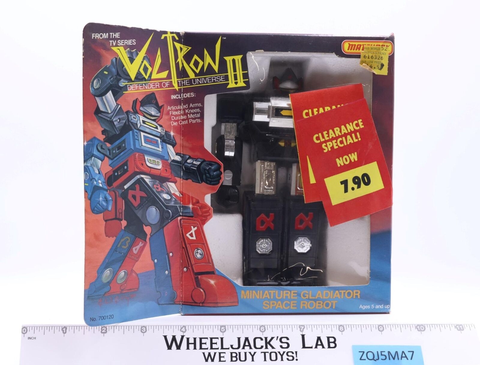 Miniature Gladiator Space Robot Voltron Defender of the Universe NEW ...