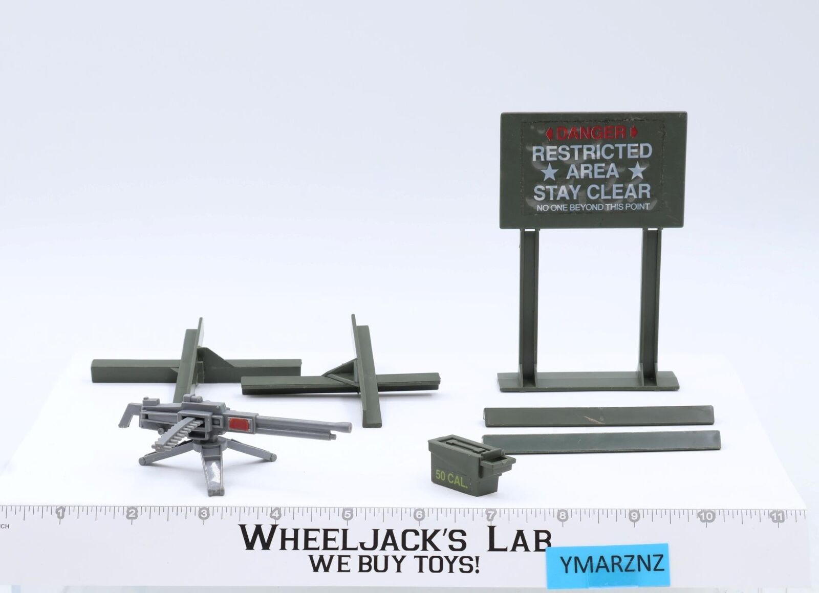 Machine Gun Defense Unit GI Joe 1984 Hasbro Action Figure Playset ...