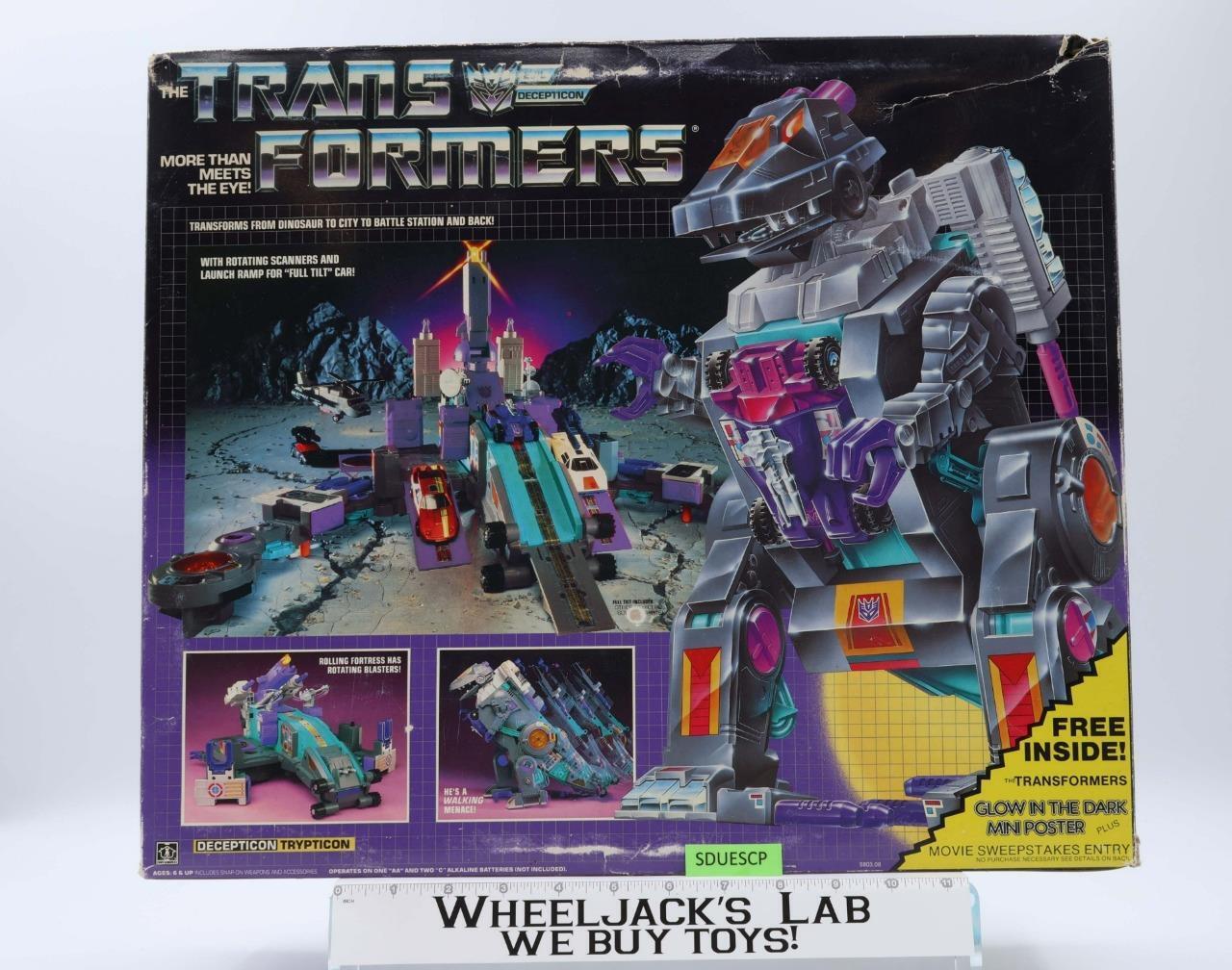 Trypticon 100% Complete W/Box & Insert 1986 VintageG1 Transformers ...