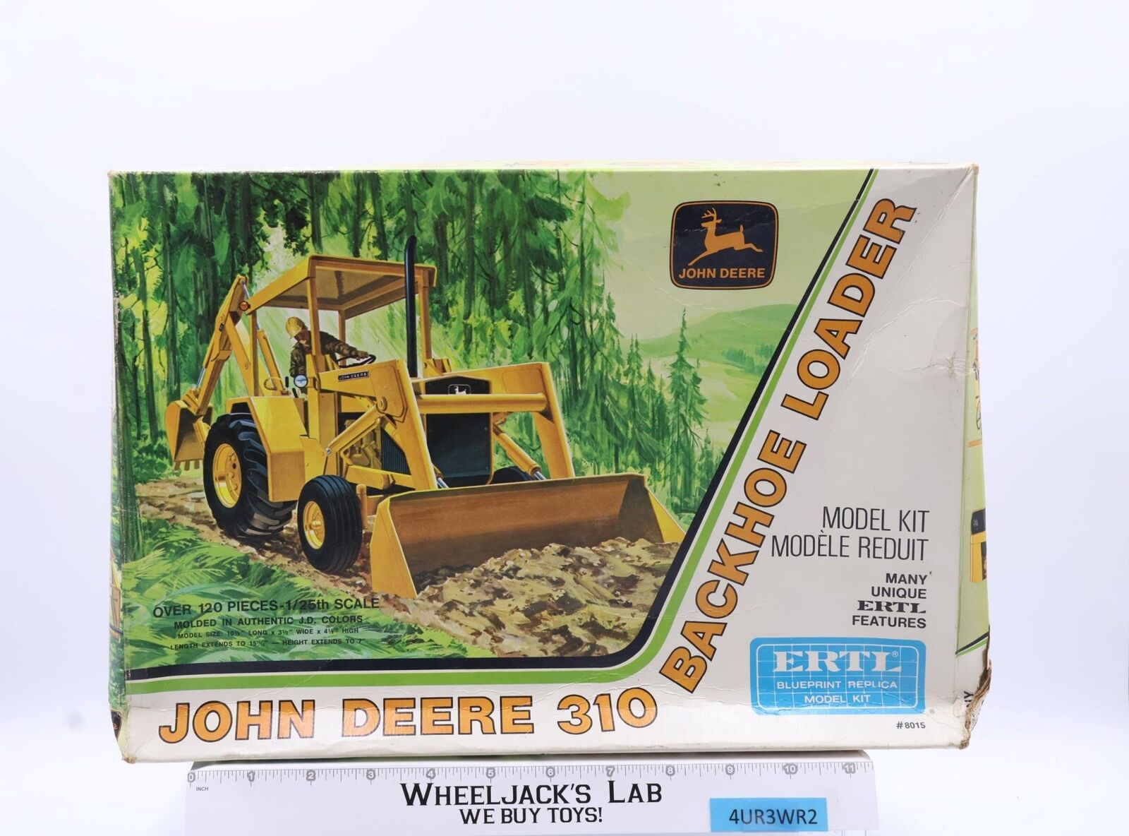 #8015 John Deere 310 Backhoe Loader ERTL 1:25 Model Kit NEW - Wheeljack ...