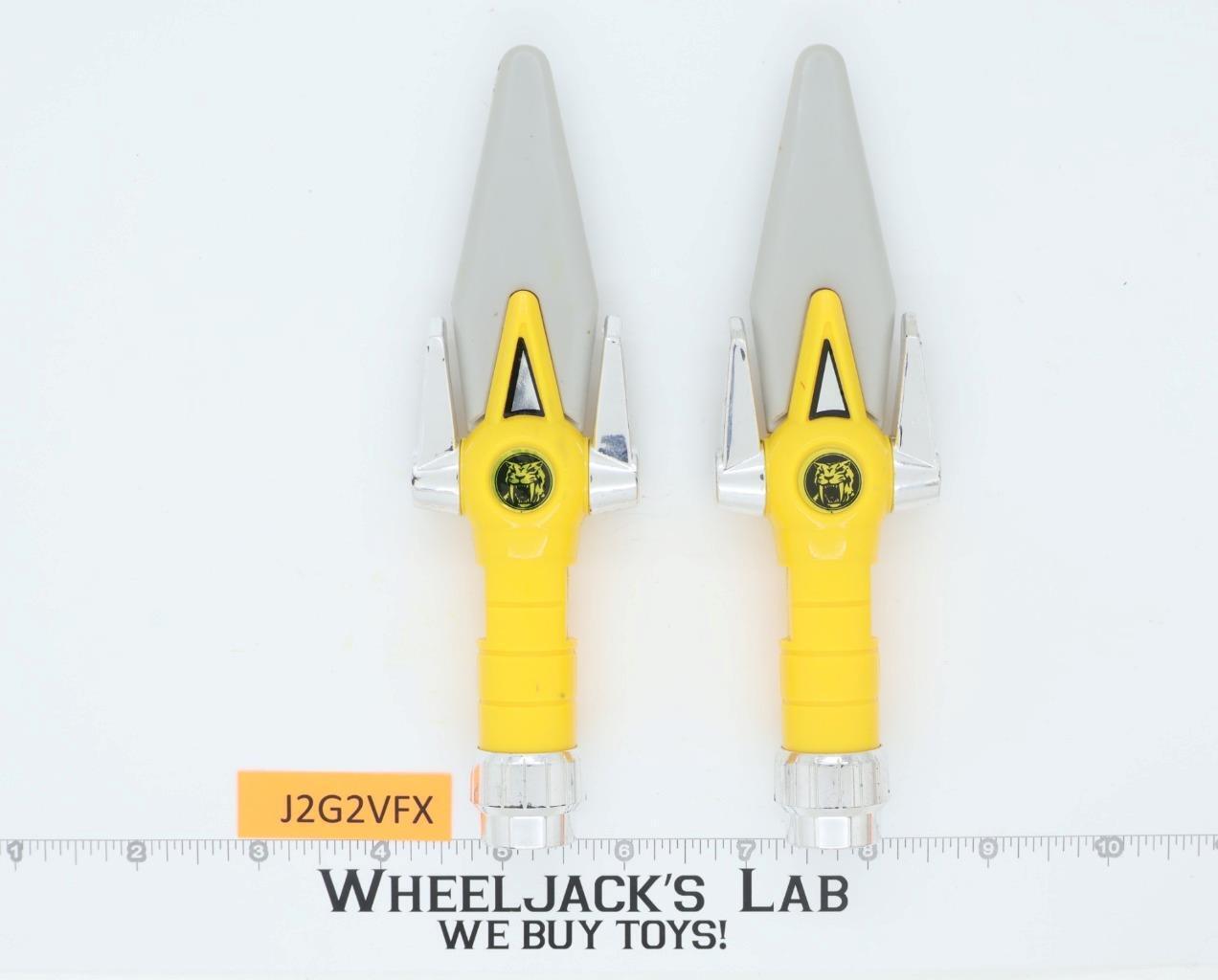 Yellow Power Blasters Power Rangers Bandai 1993 Vintage - Wheeljack's Lab