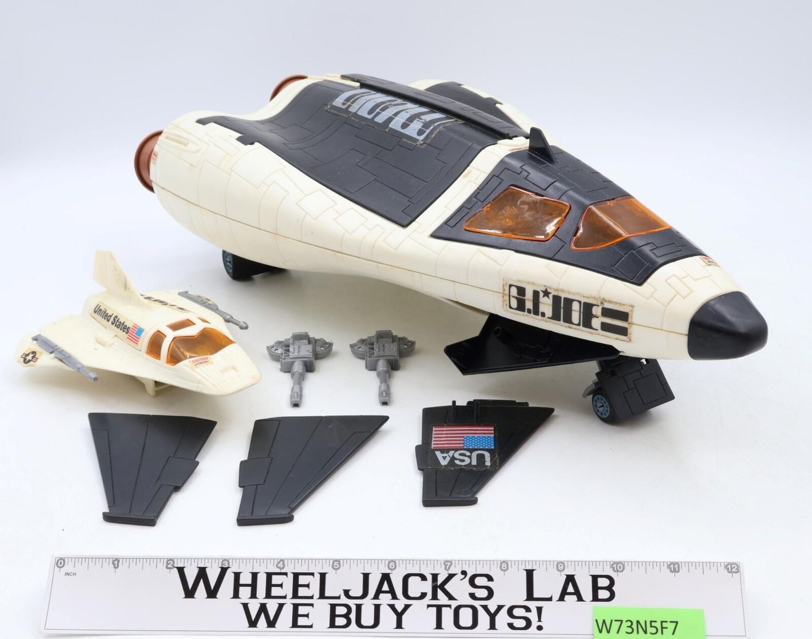 Crusader Space Shuttle Scout Craft GI Joe 1989 Hasbro Action Figure ...