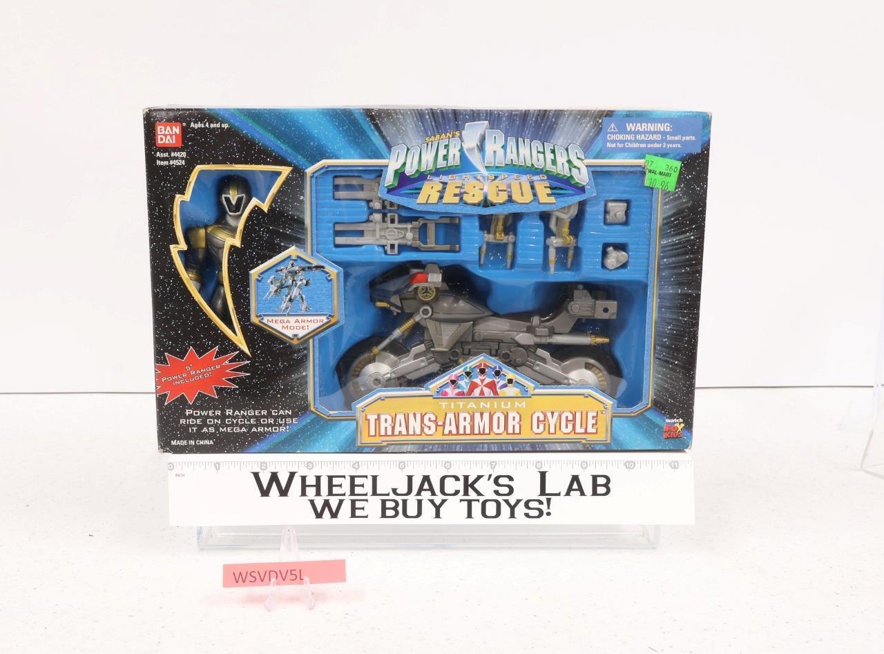 Titanium Trans-Armor Cycle Complete Power Rangers Lightspeed Rescue 1999 Bandai - Wheeljack's Lab