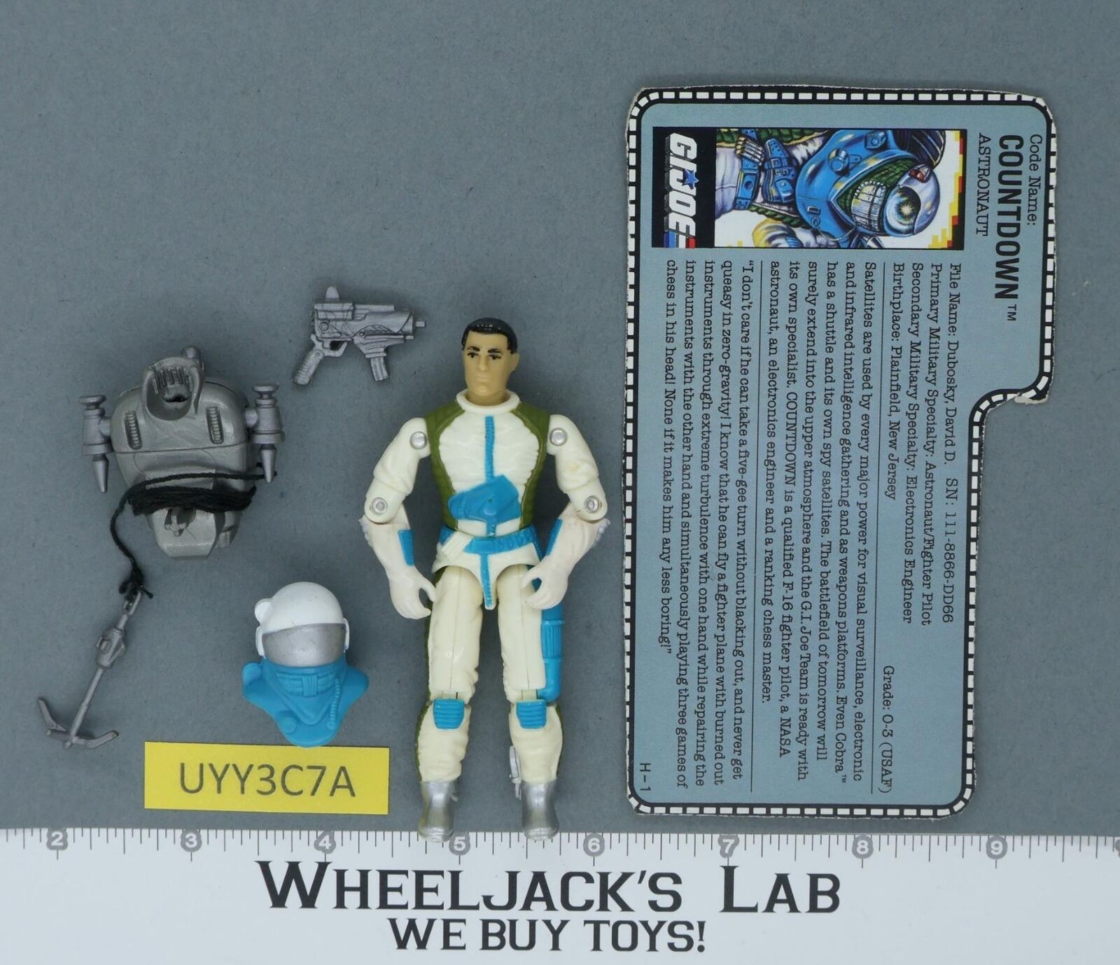 Countdown V1 100% Complete G.I. Joe 1989 Hasbro Vintage Action Figure ...