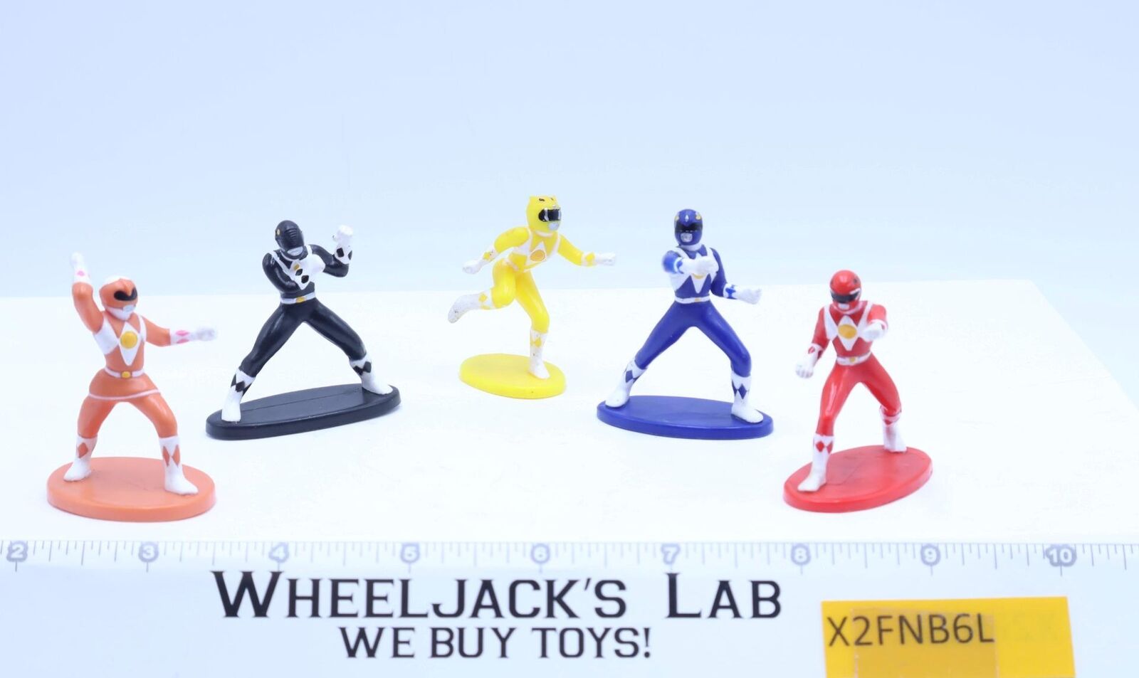 Lot of 5 Ranger Cake Toppers Mighty Morphin Power Rangers 1994 Wilton ...