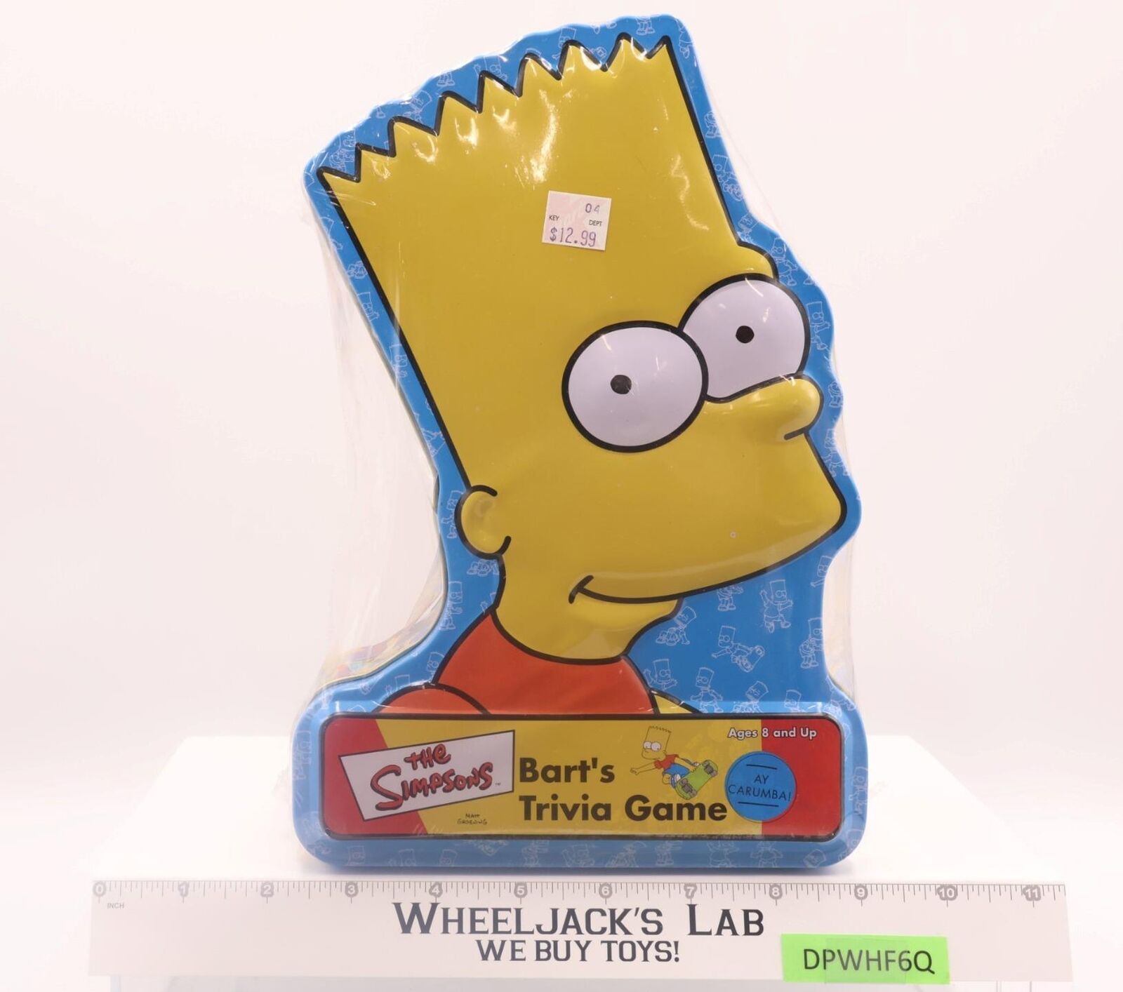 Bart's Trivia Game The Simpsons 2001 Cardinal NEW SEALED - Wheeljack's Lab
