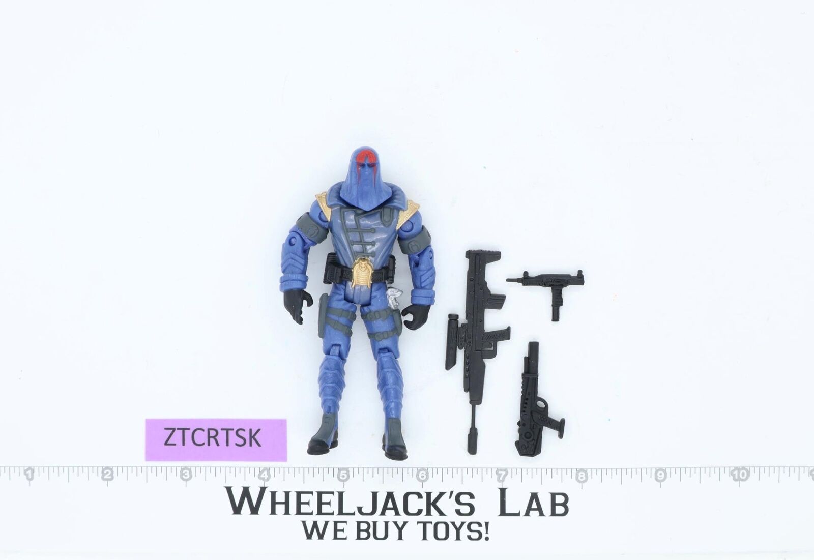 Cobra Commander V11 100% Complete G.I. Joe 2002 Hasbro Action Figure - Wheeljack's Lab