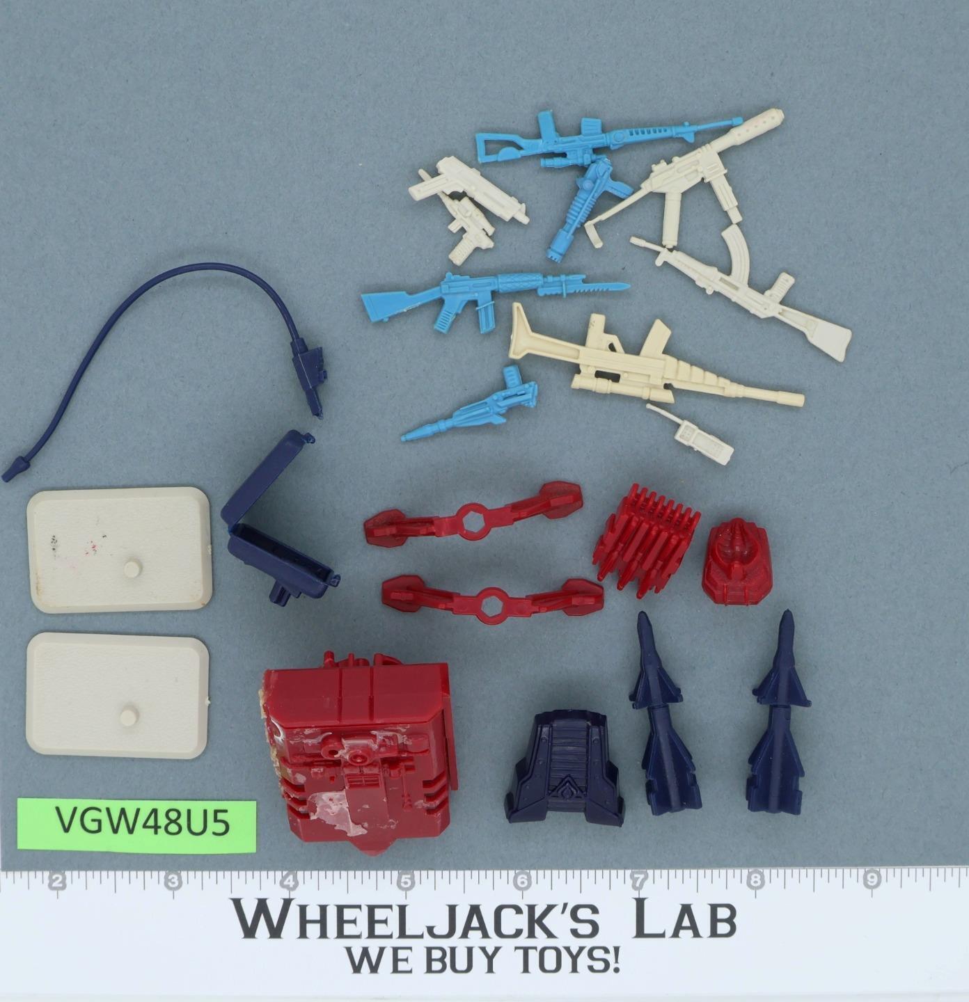 Battle Gear Accessory Set 4 Lot 4 Complete 1986 Weapons GI Joe Vintage ...