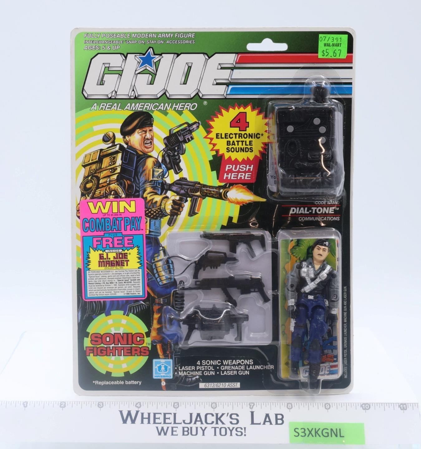 Dial-Tone GI Joe Sonic Fighters 1990 Hasbro Action Figure NEW MOSC ...