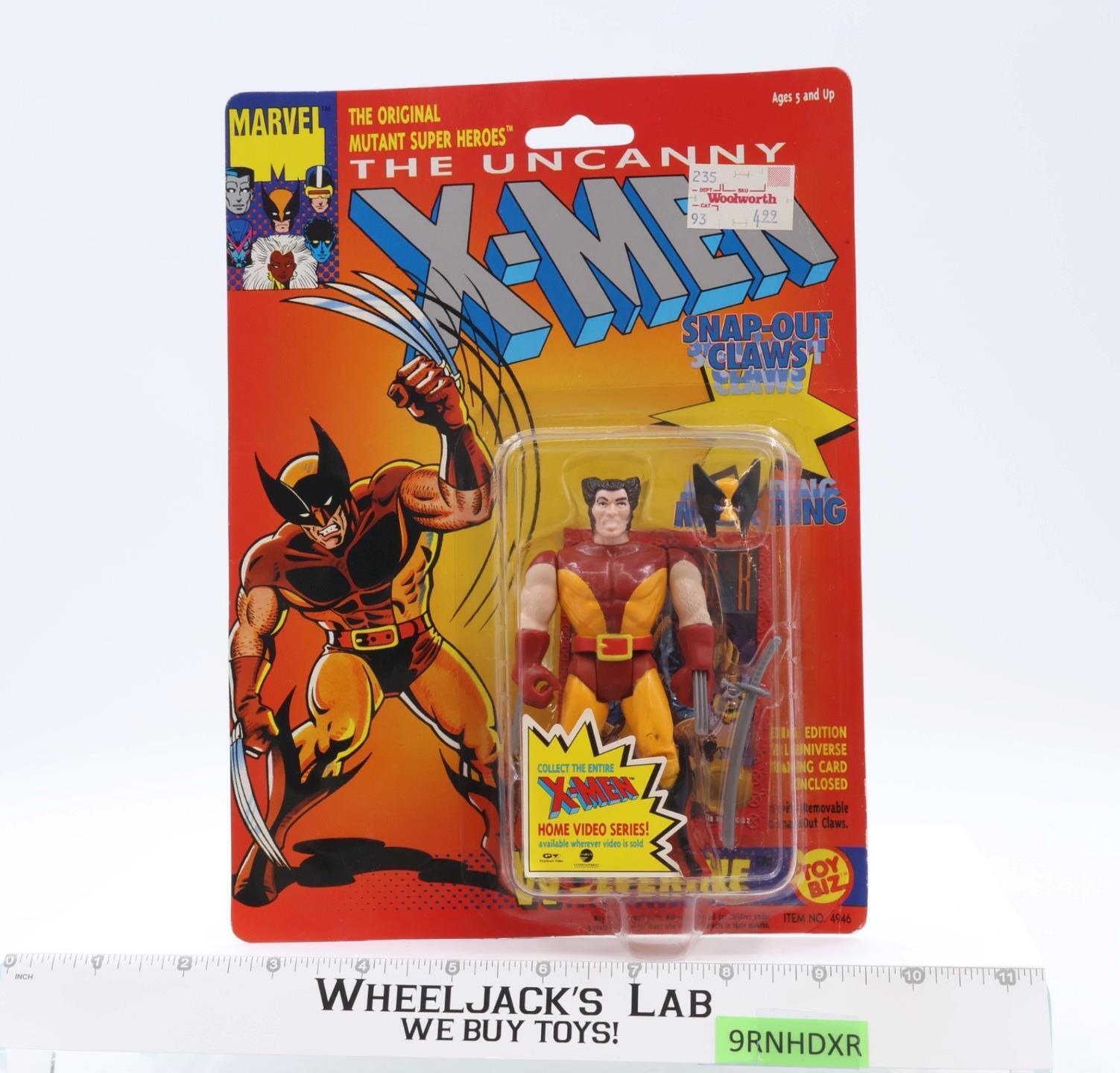 Wolverine W/Snap Out Claws & Mask Ring The Uncanny X-Men 1991 Toy Biz ...