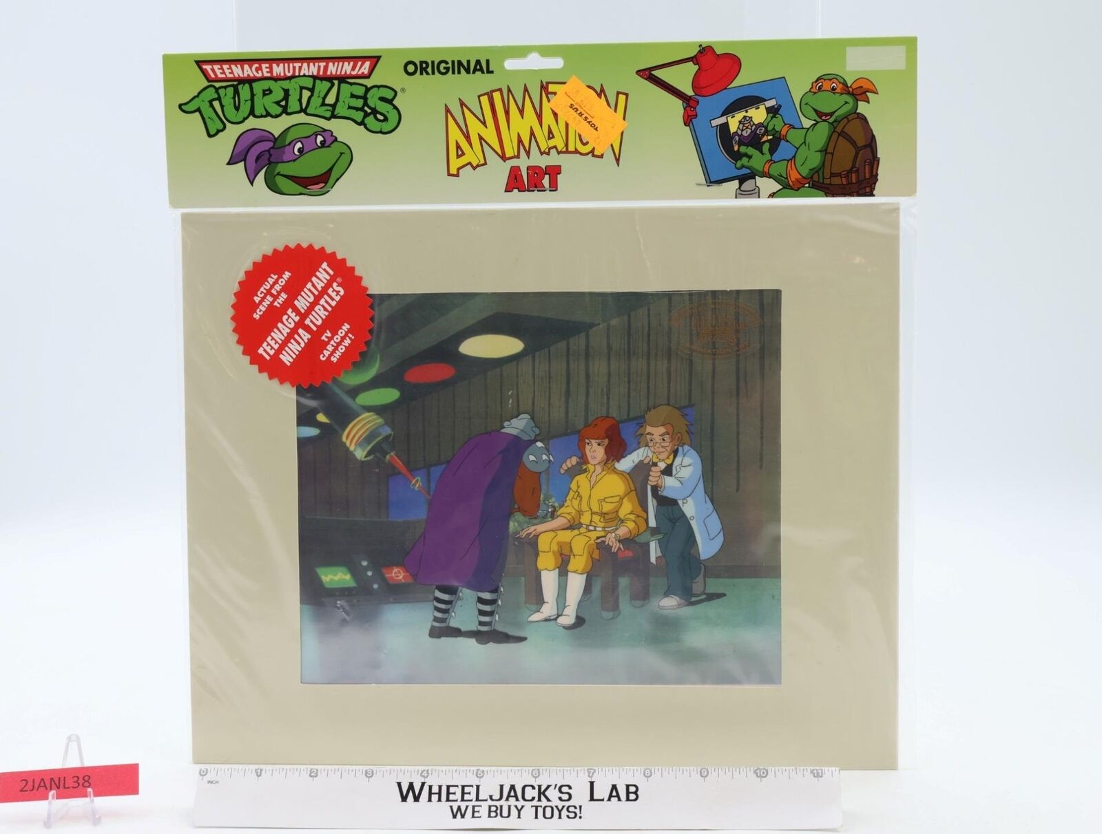 April Shredder Barney Animation Art Cel Teenage Mutant Ninja Turtles ...