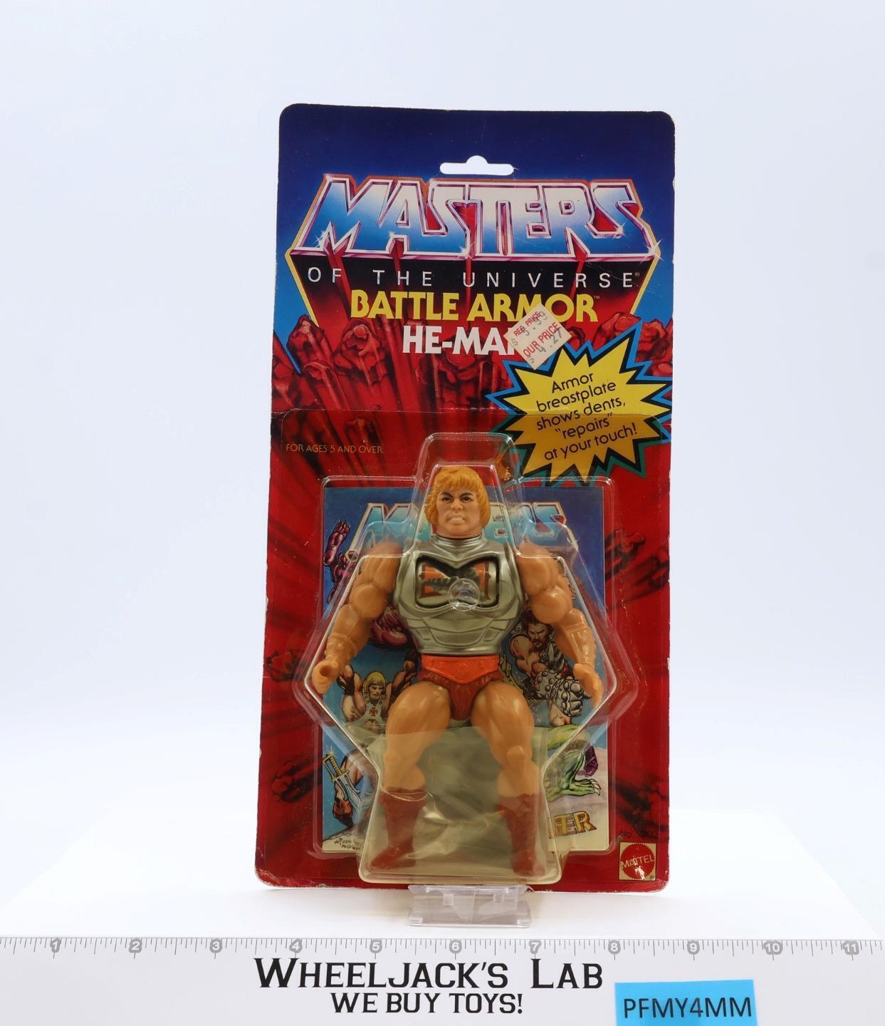 Battle Armor He-Man 12-Back Masters of the Universe MOTU 1983 Mattel ...