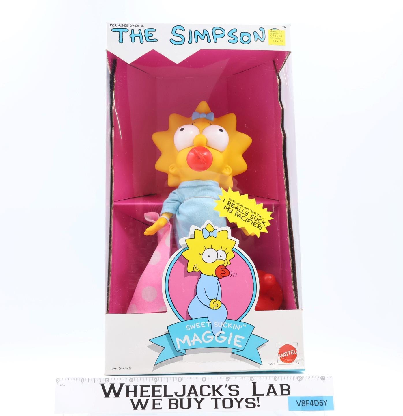 Sweet Suckin' Maggie The Simpsons 1990 Mattel 12" Doll NEW SEALED ...