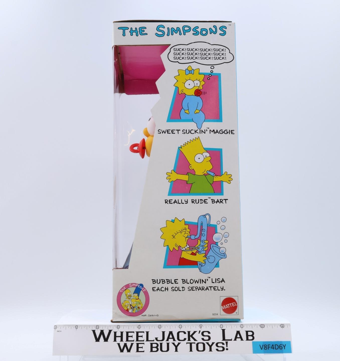 Sweet Suckin' Maggie The Simpsons 1990 Mattel 12" Doll NEW SEALED ...