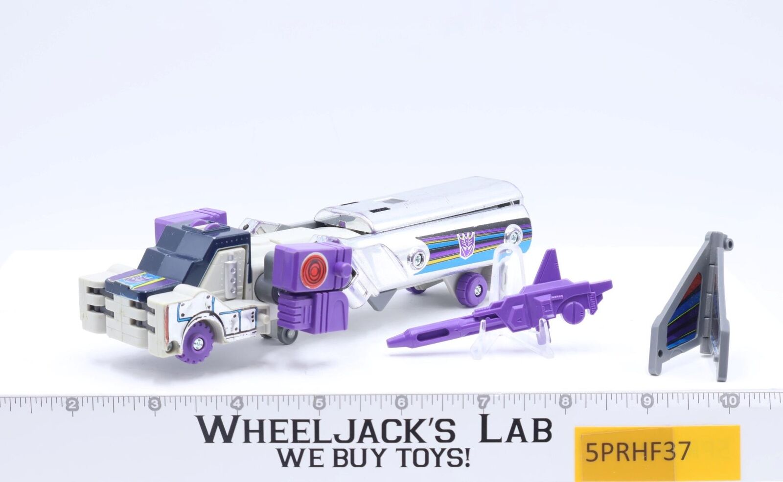 Octane 100% Complete Vintage 1986 G1 Transformers Hasbro Action Figure ...