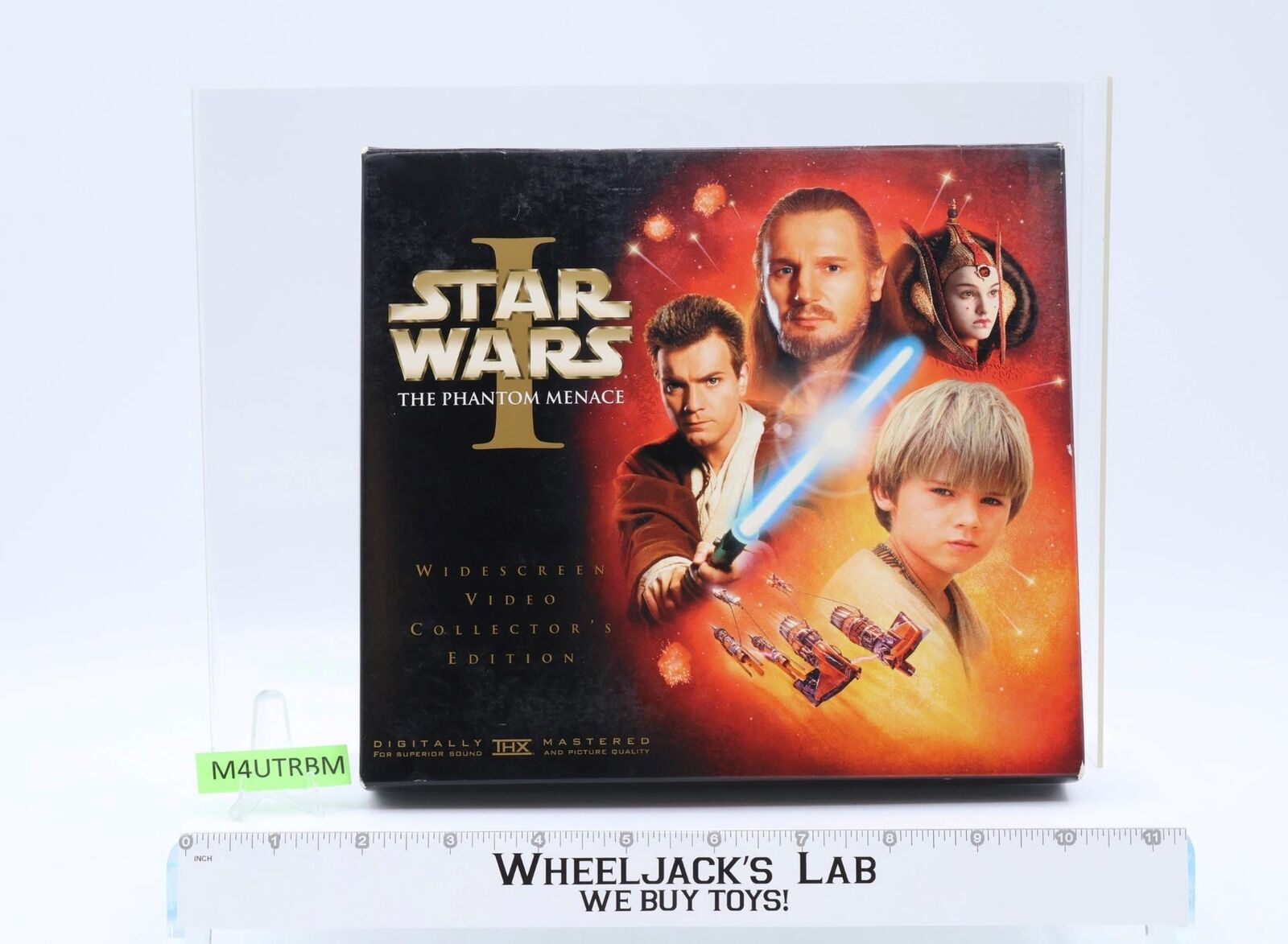 Star Wars The Phantom Menace Widescreen THX VHS Tape - Wheeljack's Lab