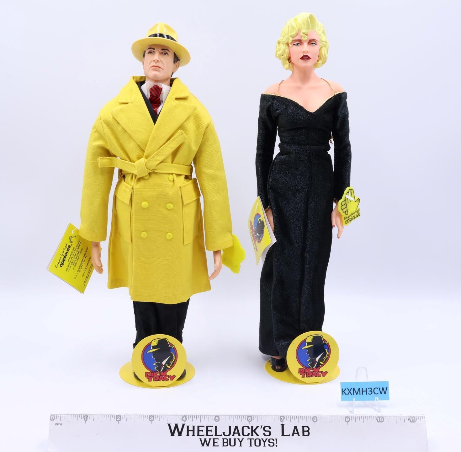 Lot of 2 Dick Tracy Disney Applause 1990 12" Dolls NEW W/ Tags ...
