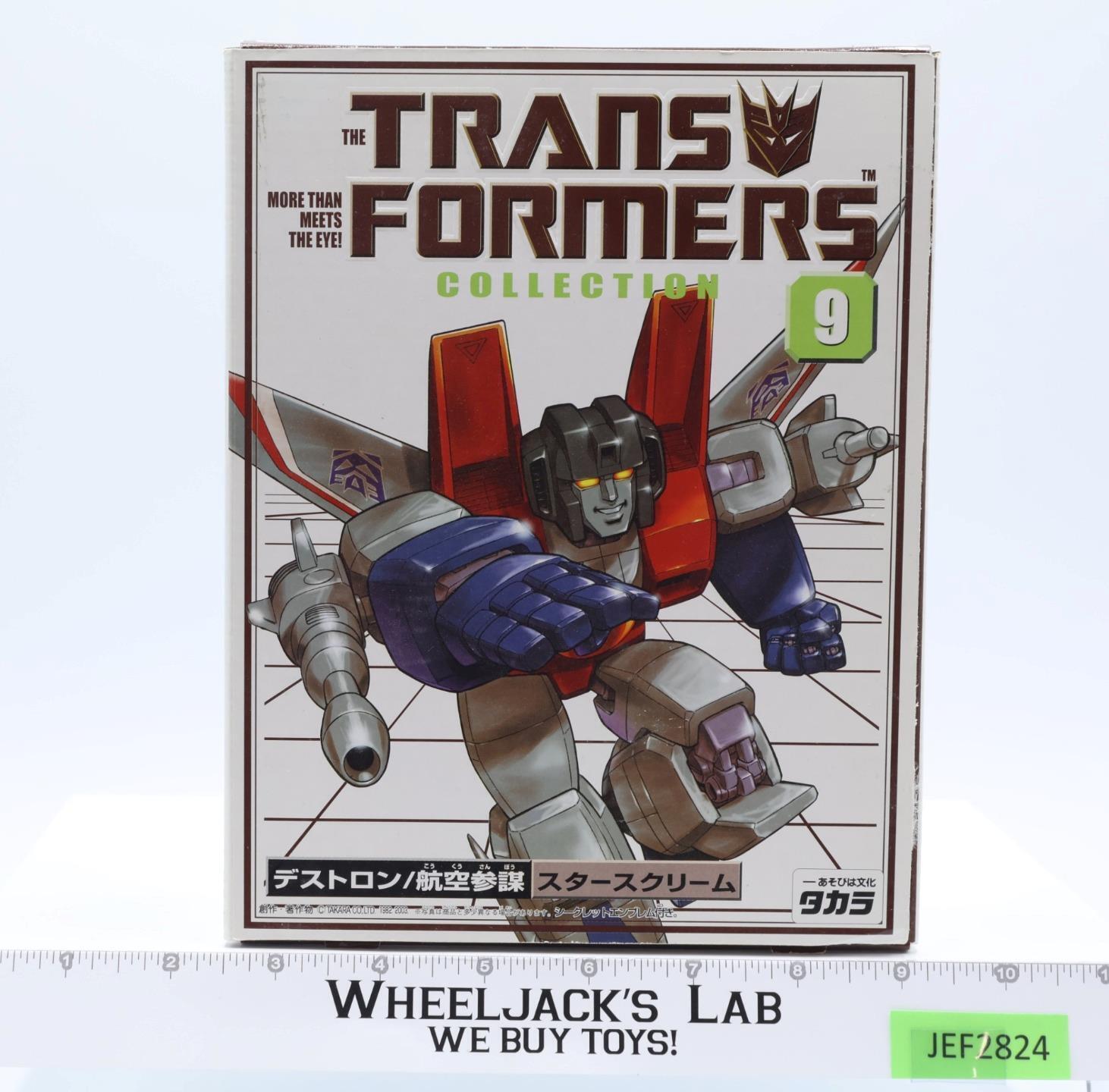 Starscream #9 Collection TFC Transformers G1 Reissue 2002 Takara NEW ...