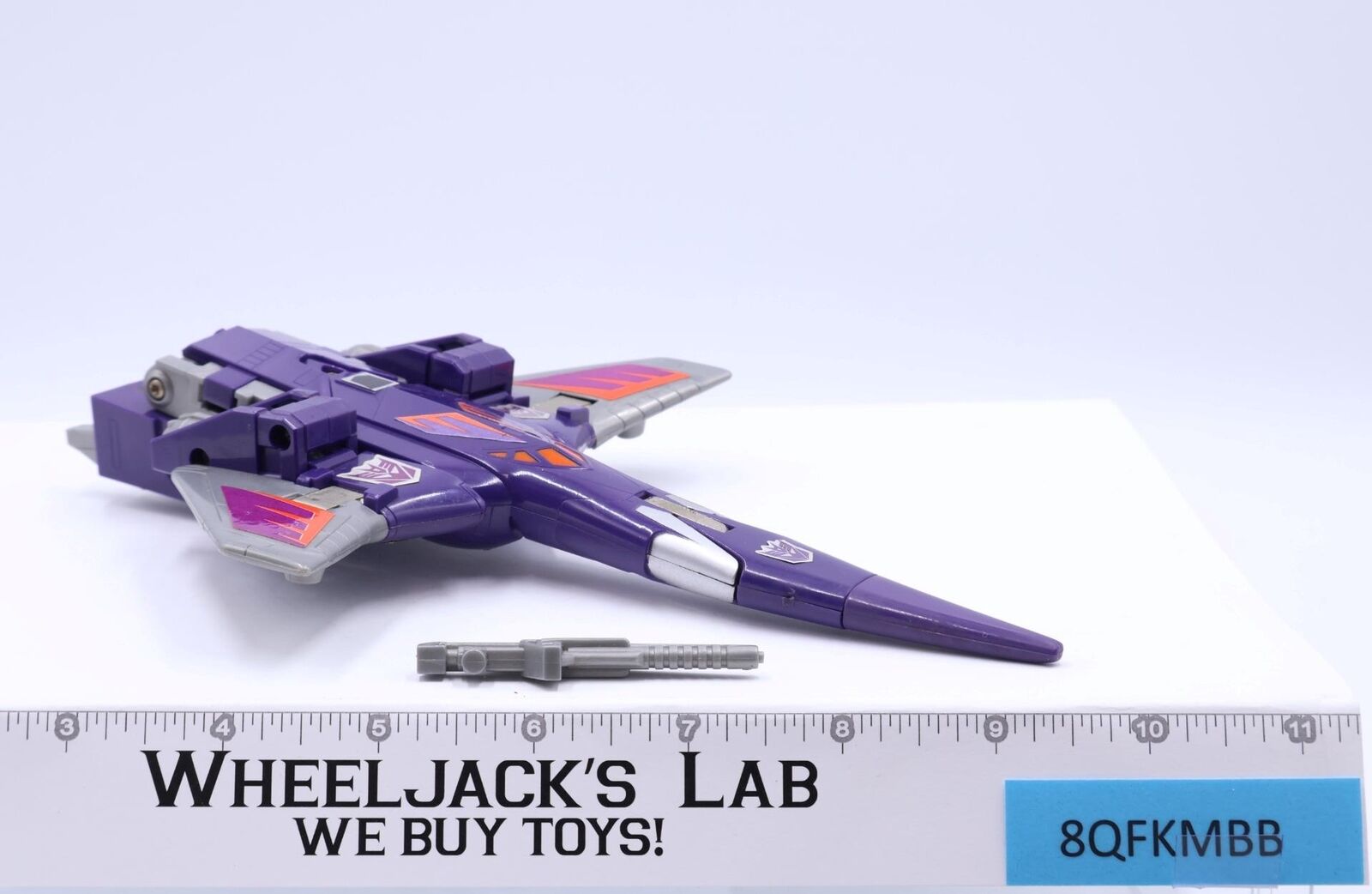Cyclonus PURPLE EARS 100% Complete 1986 Vintage Hasbro G1 Transformers ...
