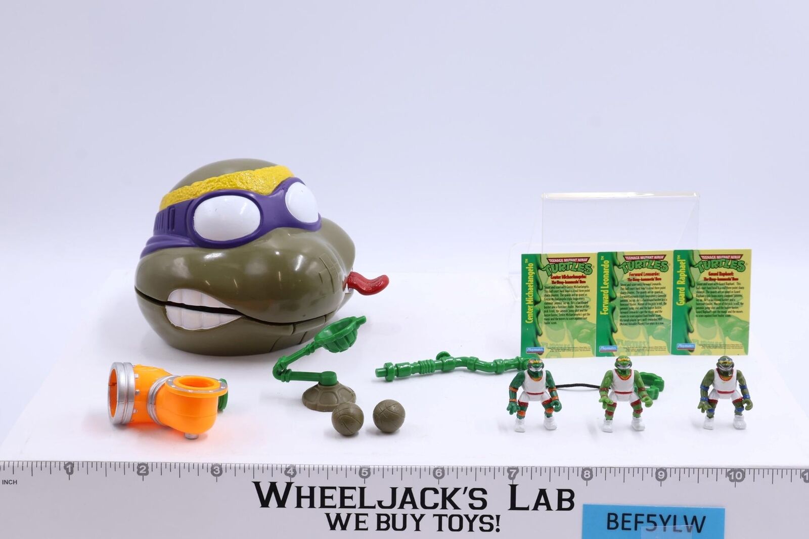 Donatello's Basketball Playset Mini Mutants TMNT 1994 Playmates Action ...
