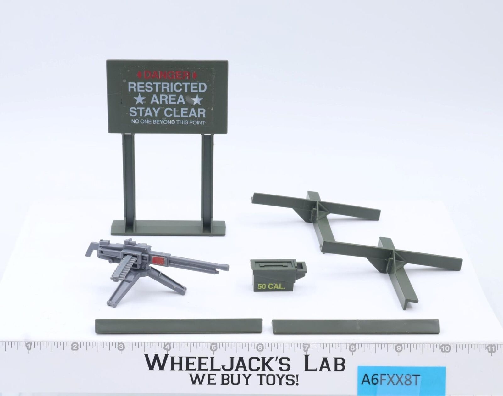 Machine Gun Defense Unit 100% Complete GI Joe 1984 Hasbro Action Figure ...