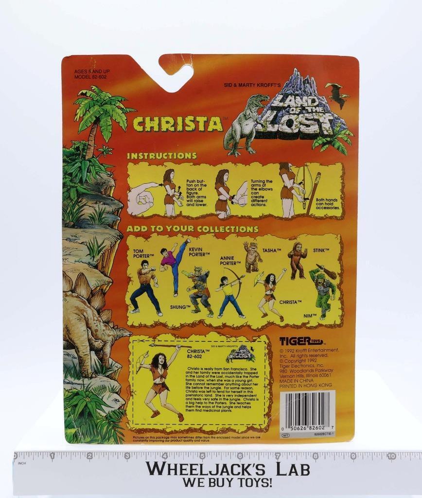 Christa Land of the Lost Jungle Battle Action Figure 1992 Tiger Toys ...