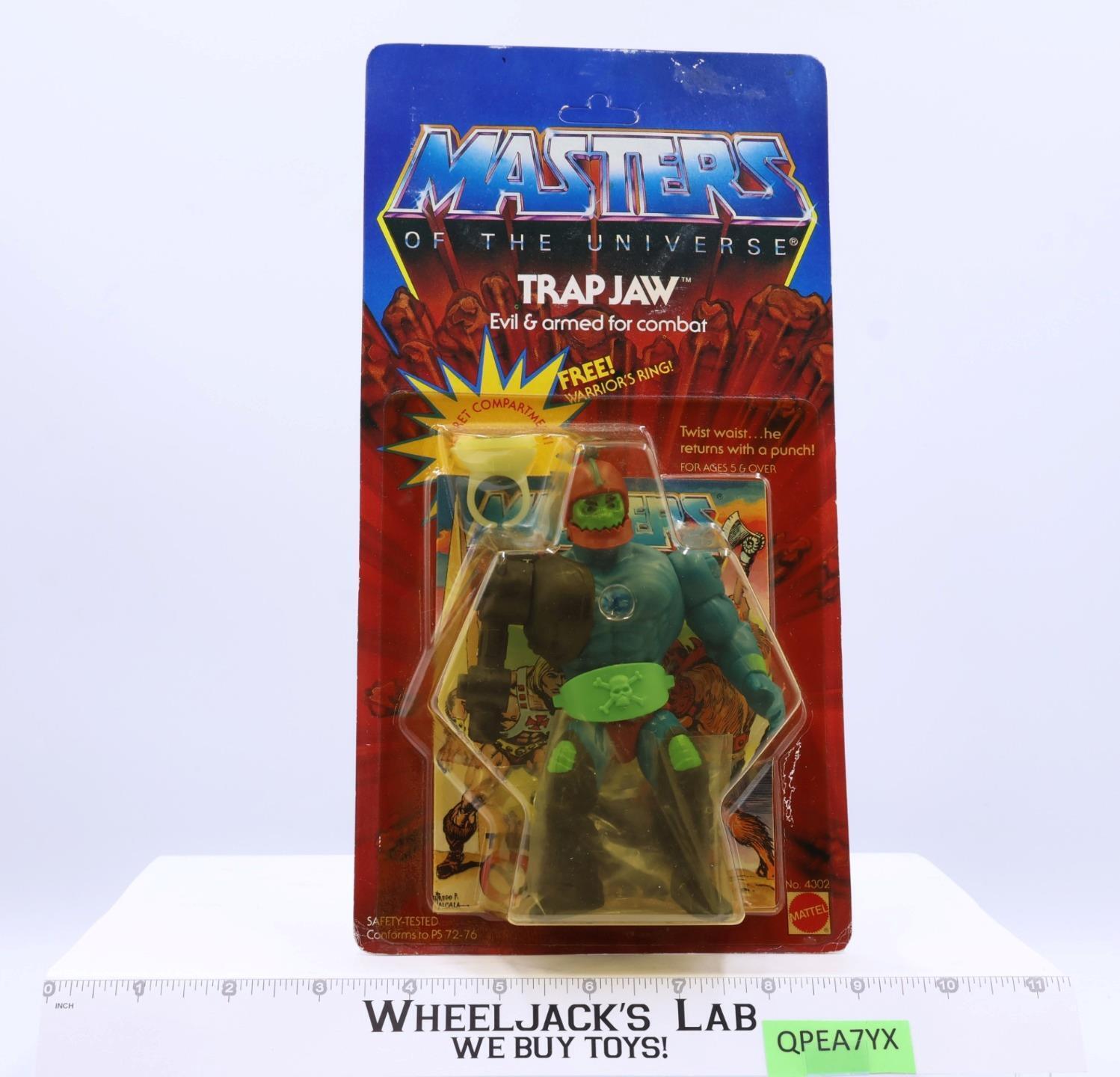 Trap Jaw Warrior Ring He-Man Masters of the Universe MOTU 1983 Mattel ...