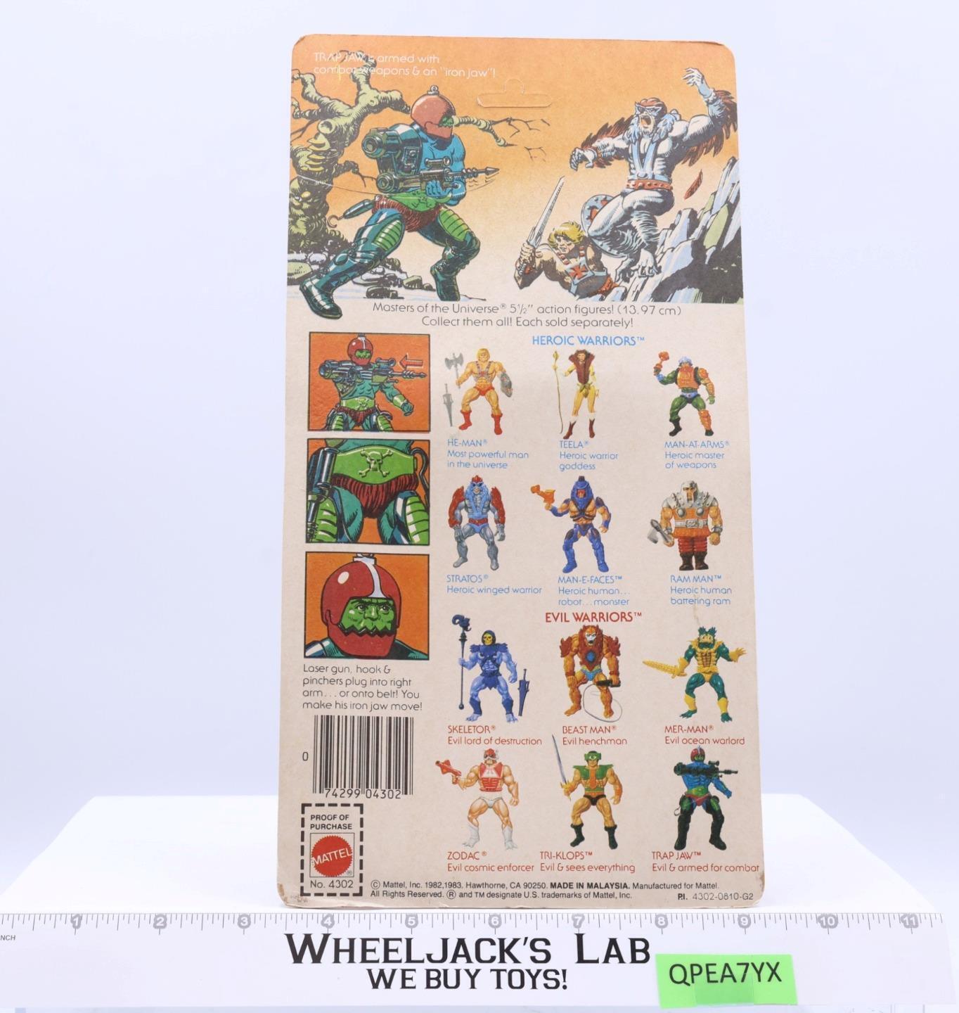 Trap Jaw Warrior Ring He-Man Masters of the Universe MOTU 1983 Mattel ...