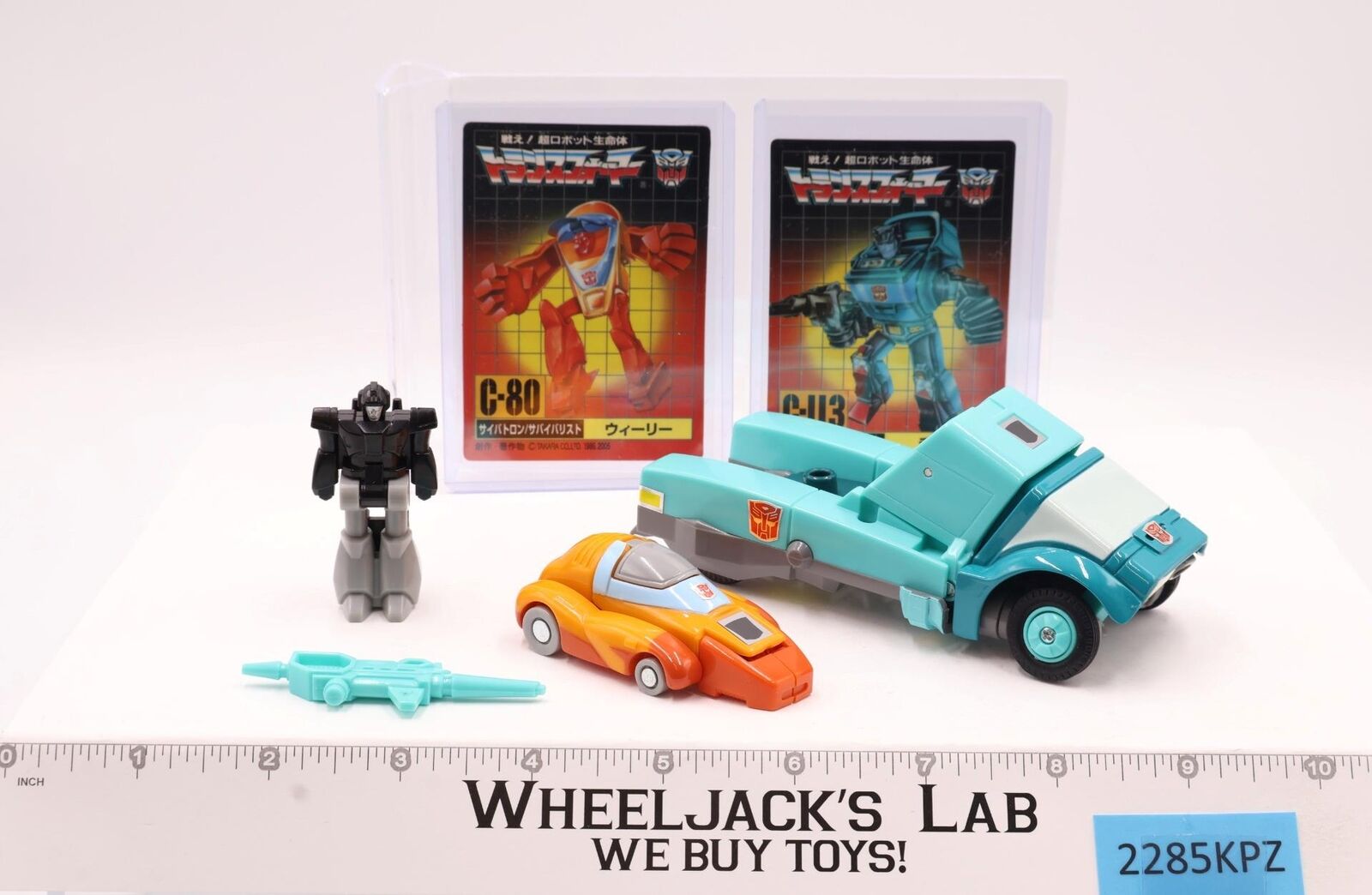 TFC-20 Targetmaster Kup & Wheelie 100% Complete Takara REISSUE Transformers NM - Wheeljack's Lab