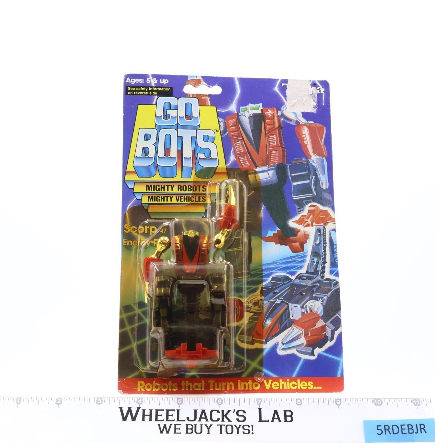 Scorp Enemy Robot Monster Gobots 1985 Tonka Action Figure NEW MOSC SEALED - Wheeljack's Lab