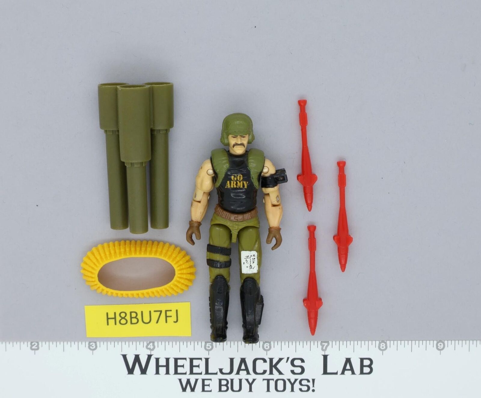 Backblast V1 1989 G.I. Joe Hasbro Vintage Action Figure - Wheeljack's Lab
