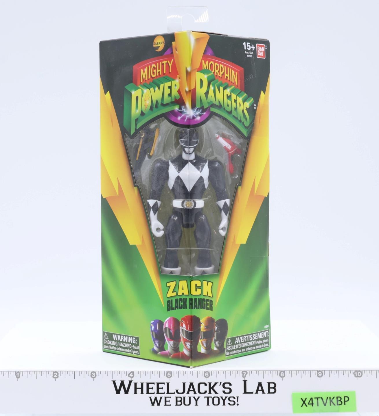 Zach Black Ranger Mighty Morphin' Power Rangers 2015 Bandai NEW MISB ...