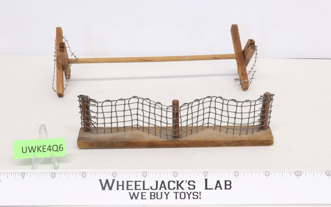 Barbed Wire Fence Pole Wood Elastolin Toy Soldiers WWI Germany Vintage ...