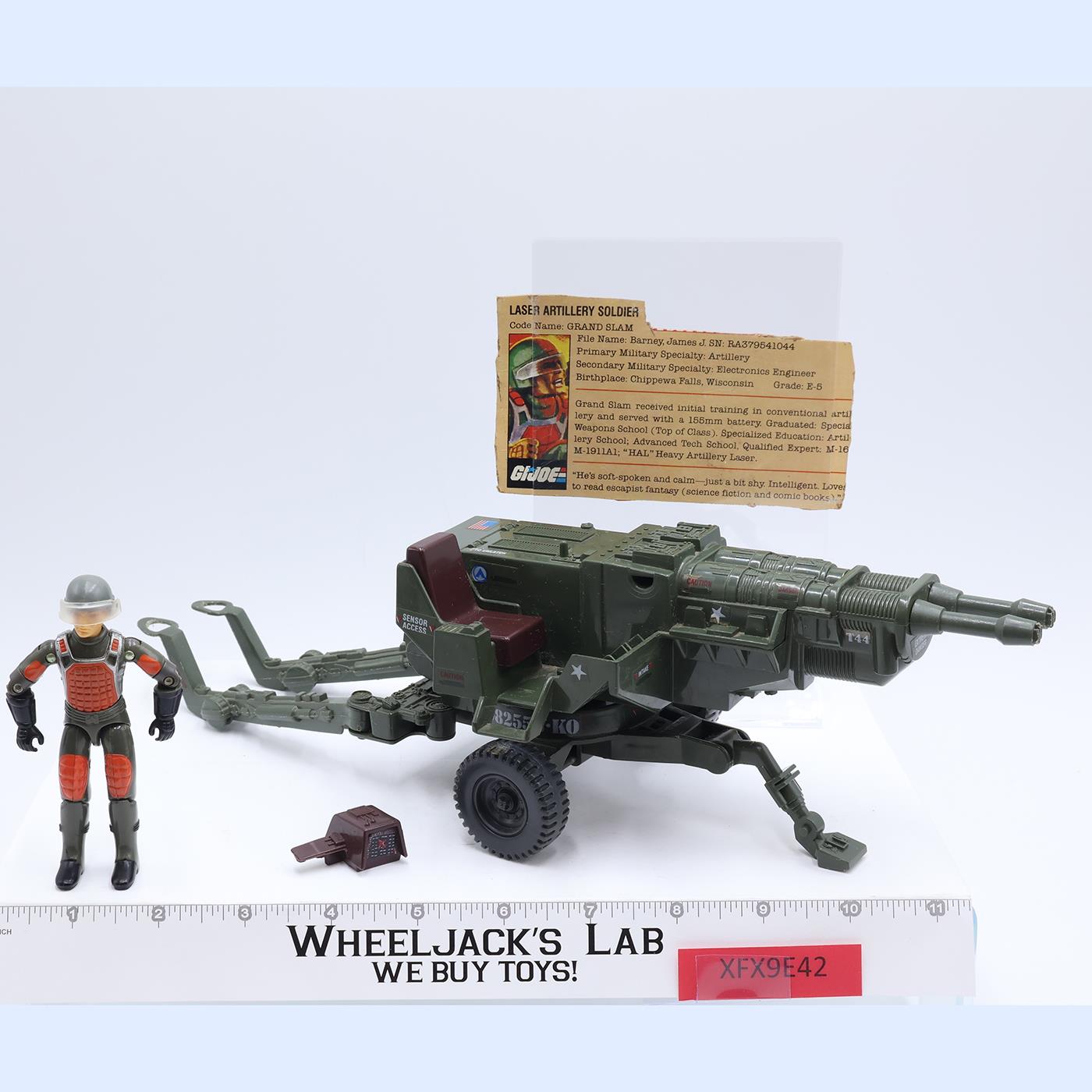 HAL 100% Complete W/ Grand Slam GI Joe 1982 Hasbro Vintage Action ...