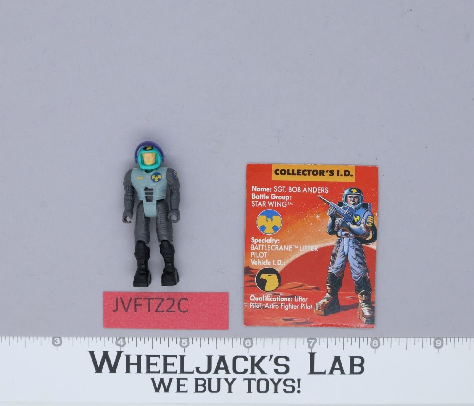 Sgt. Bob Anders Battlecrane Lifter Pilot Starcom 1986 Coleco Vintage ...