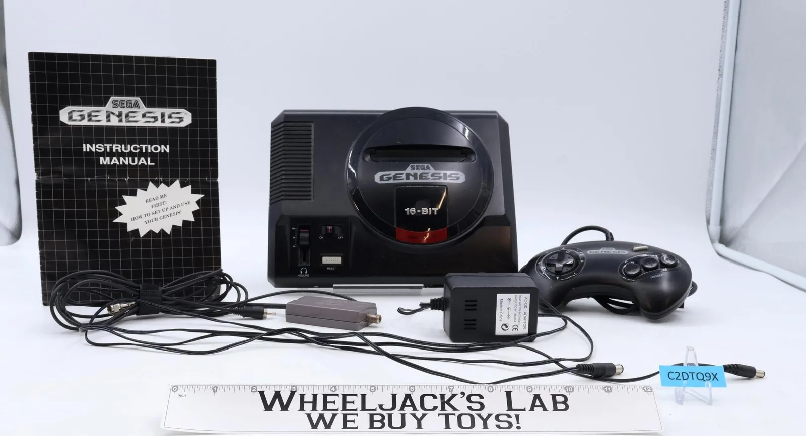 Sega Genesis 1-Bit Console W/ Controller & Instructions 1992 Vintage ...