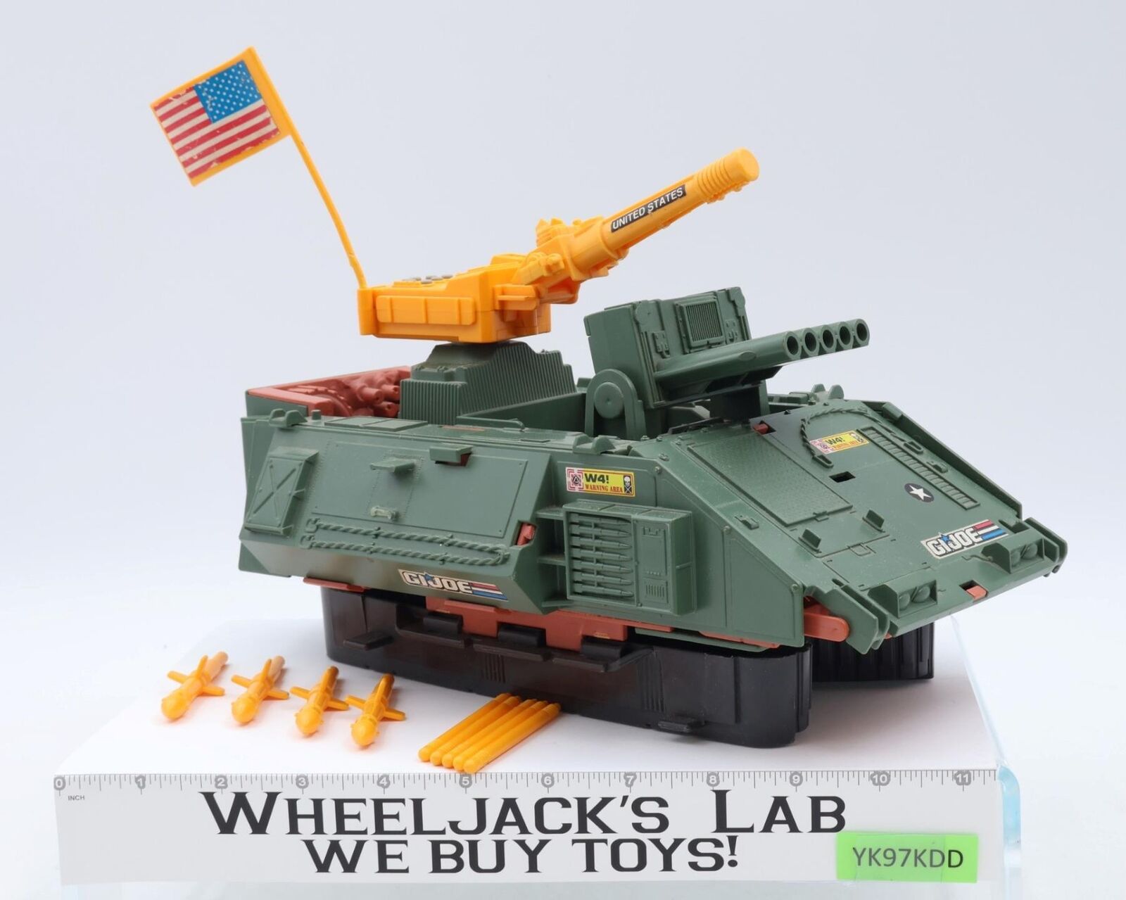 Fort America Tank GI Joe 1991 Hasbro Vintage Action Figure Vehicle ...
