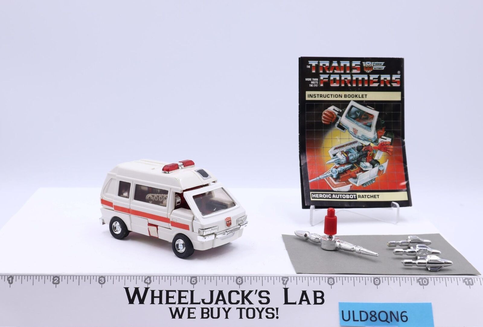 Ratchet 100% Complete 1985 Vintage Hasbro G1 Transformers Action Figure ...