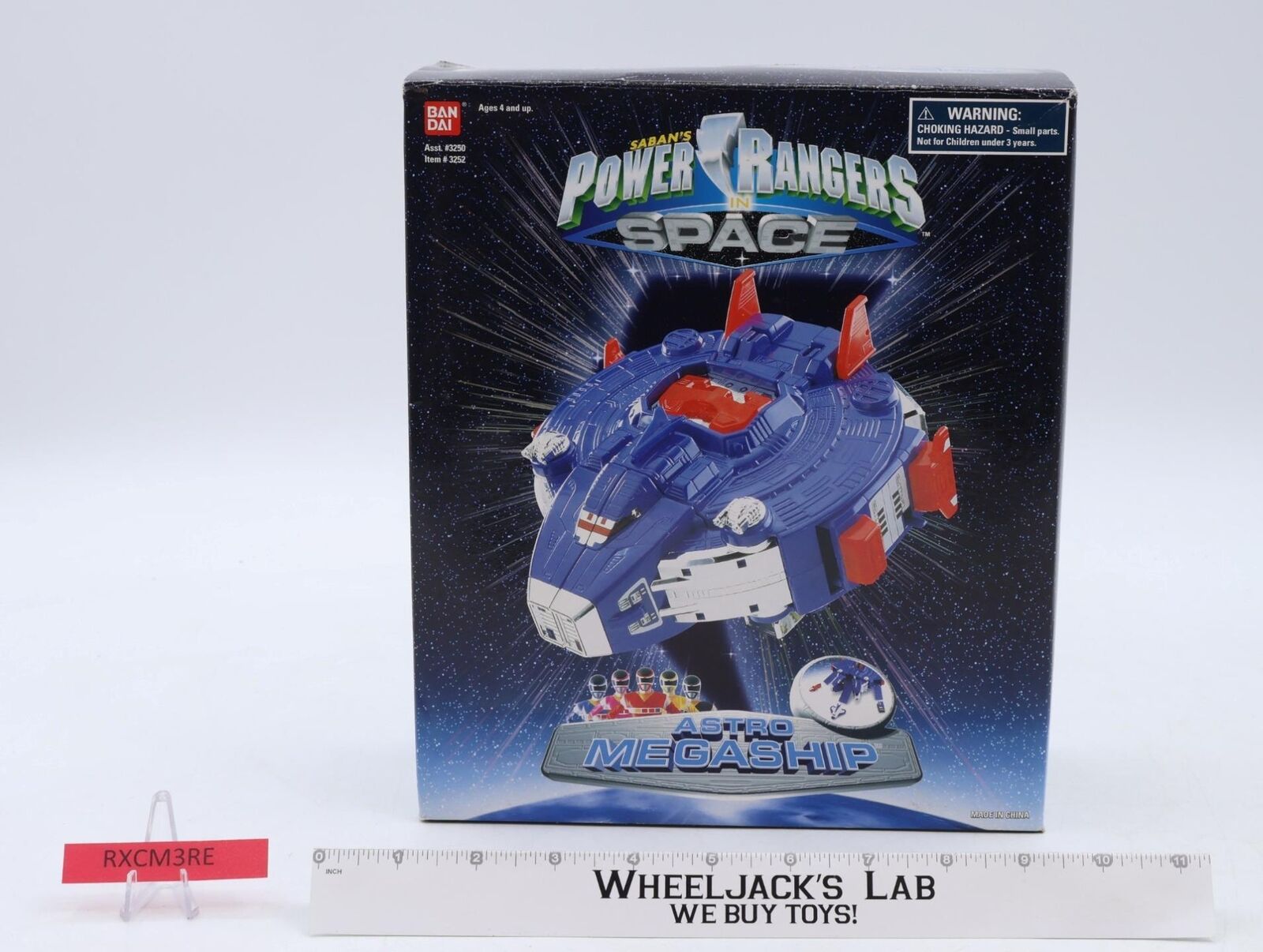 Astro Megaship 100% Complete Power Rangers In Space 1997 Bandai Action ...