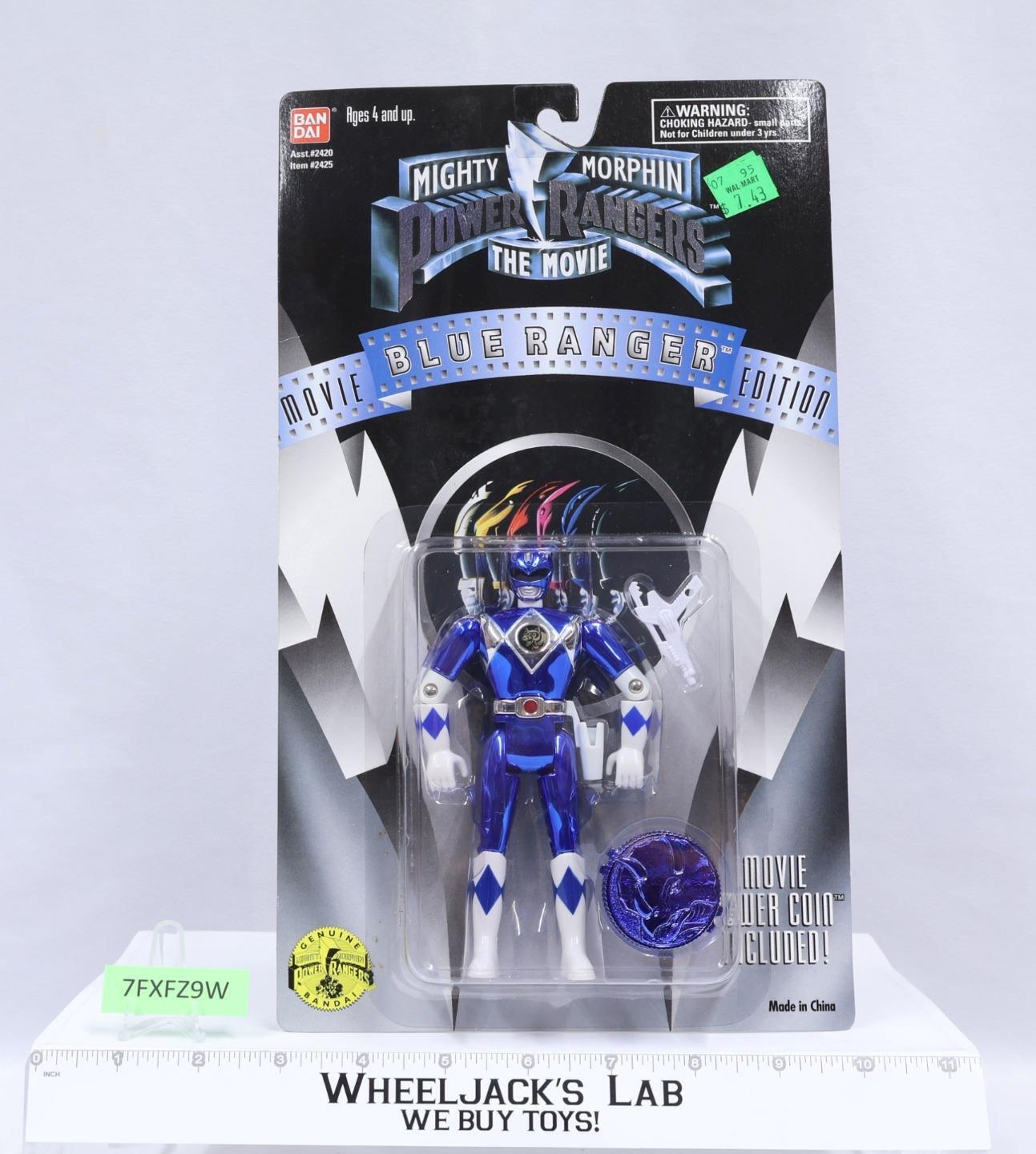 Mighty Morphin BLUE Ranger MOVIE EDITION Power Rangers 1995 Bandai NEW ...