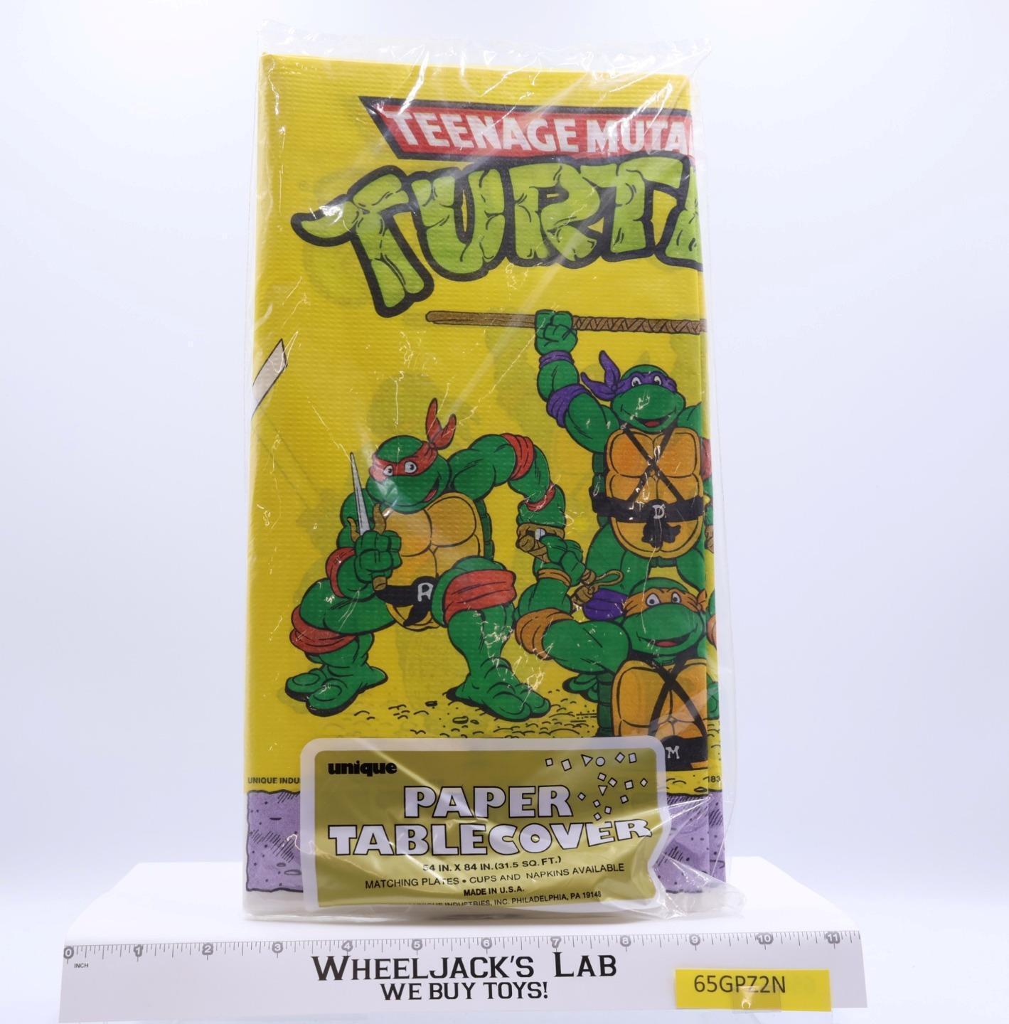 Paper Table Cover Teenage Mutant Ninja Turtles TMNT 1988 Unique NEW ...