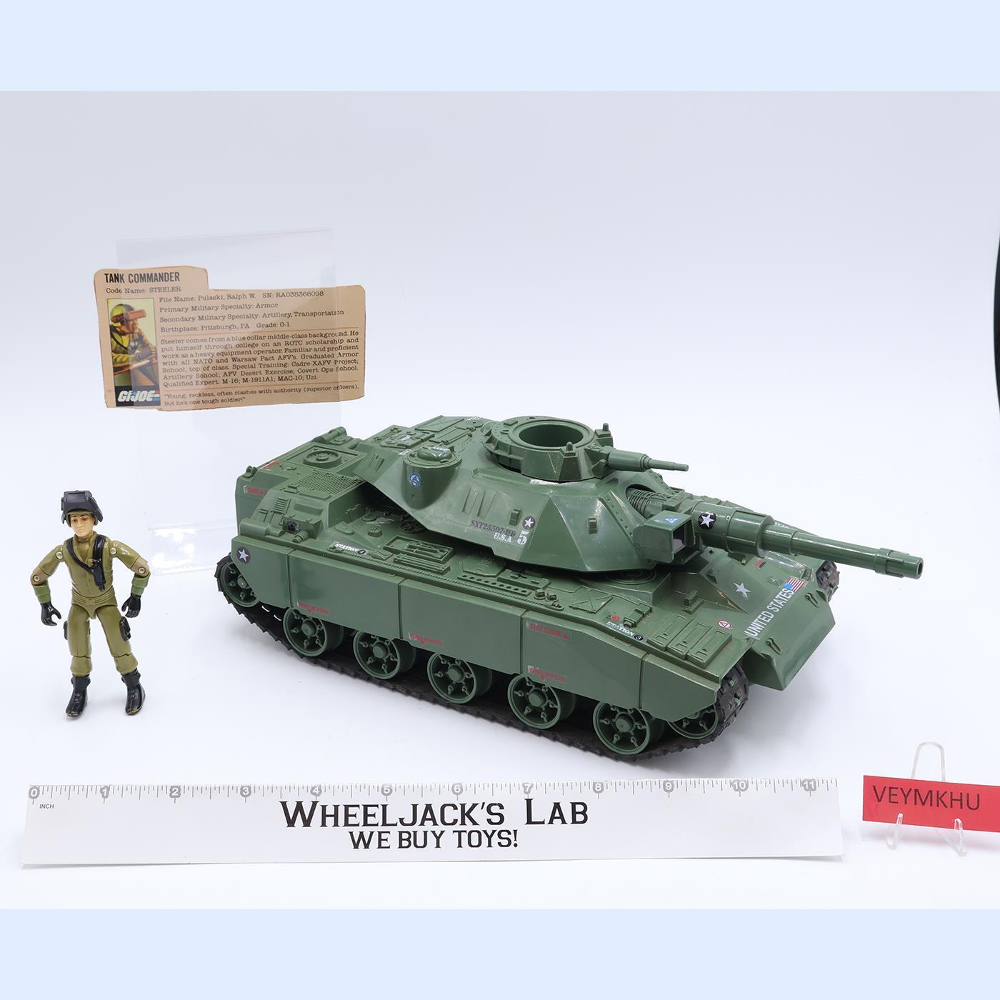 MOBAT Motorized Battle Tank W/ Steeler GI Joe 1982 Hasbro Action Figure ...
