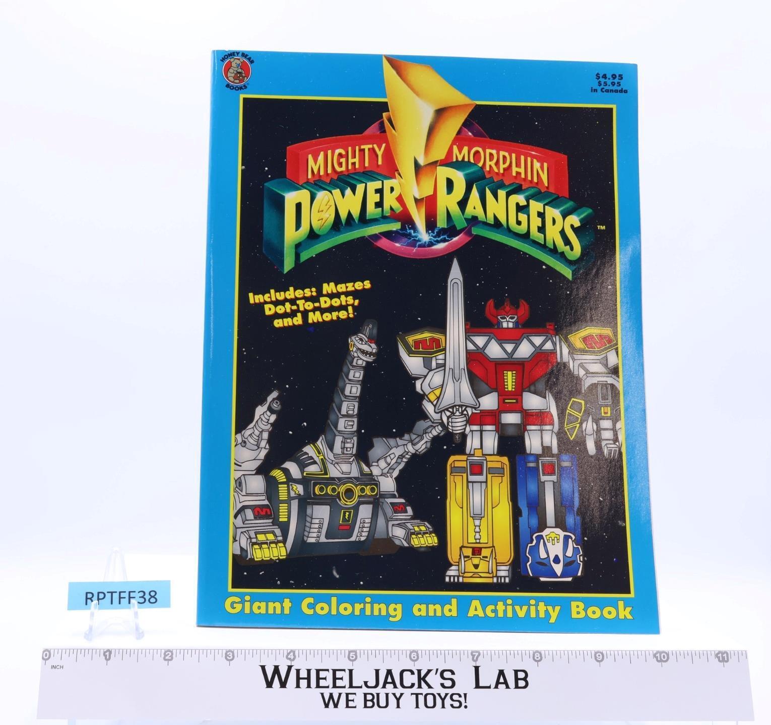 Giant Coloring and Activity Books Power Rangers Honey Bear Books ...