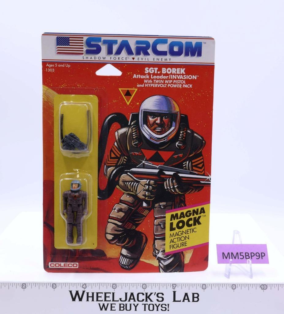 SGT. Borek Starcom 1986 Coleco NEW MOSC Vintage Action Figure ...