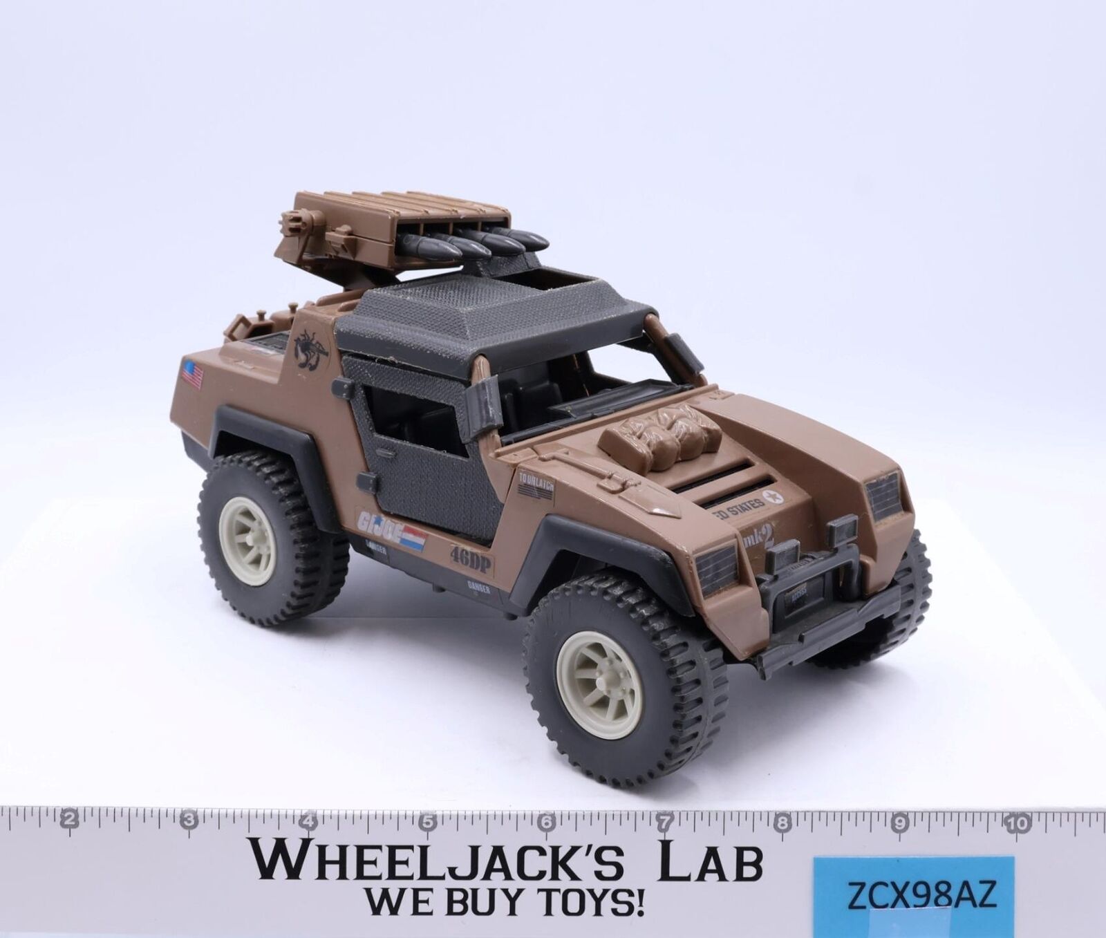 Vamp Mark II Attack Jeep 100% Complete GI Joe 1984 Hasbro Action Figure ...