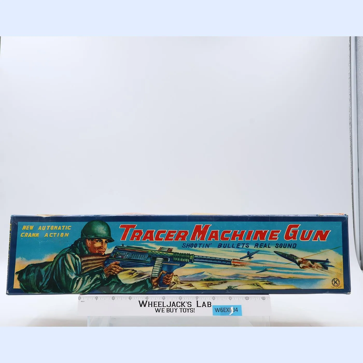 Tracer Machine Gun 20" Tin Litho 1950s Sankei Japan Vintage - Wheeljack ...