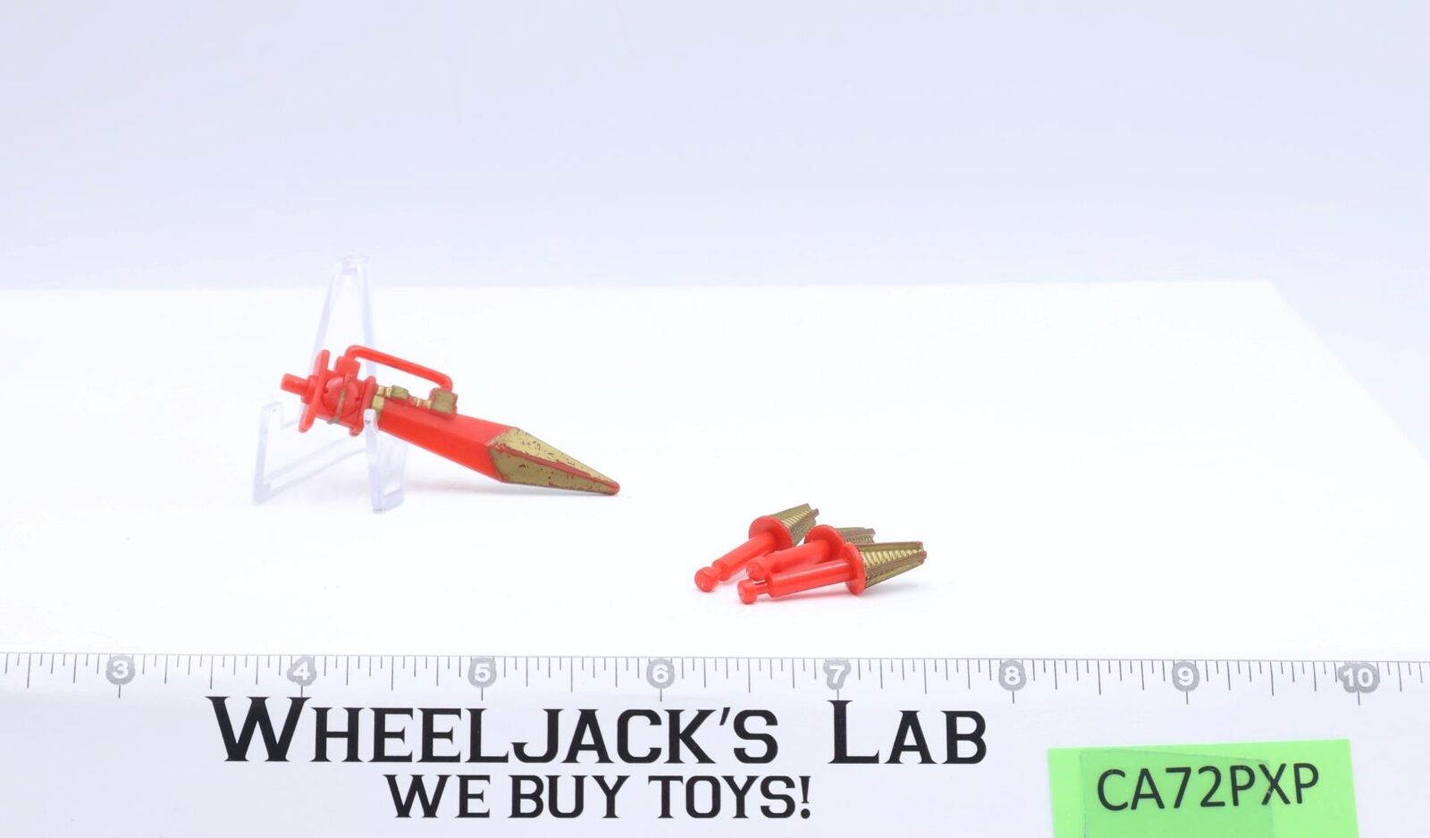 Swoop Sword & (3) Short Missiles 1985 Vintage Hasbro G1 Transformers ...