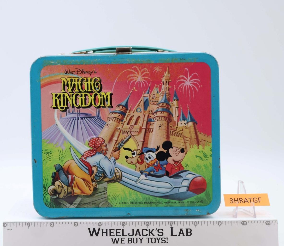 Walt Disney Magic Kingdom Metal Lunchbox 1979 Aladdin Industries ...