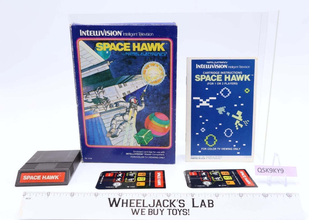 Intellivision Intelligent Television Space Hawk Gaming Cartridge 1981 ...